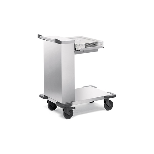 Mobile Tray Dispenser – Open – Regethermic
