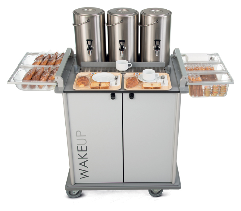 Rational Production WAKEUP Trolley for Breakfast Distribution - Regethermic